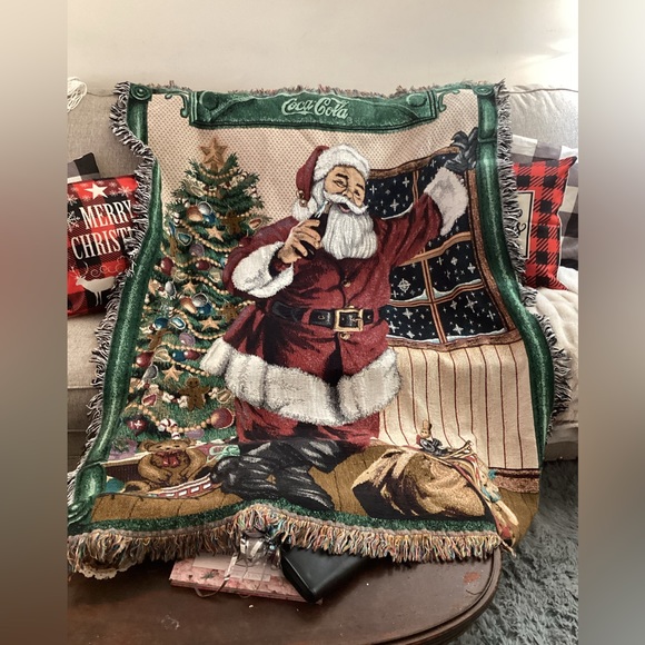 Coca Cola | Holiday | Vintage Gift For Thirst Coca Cola Tapestry Throw ...